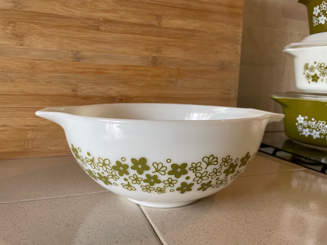 Vintage Pyrex Spring Blossom Mixing Bowl, Furniture & Home Living ...