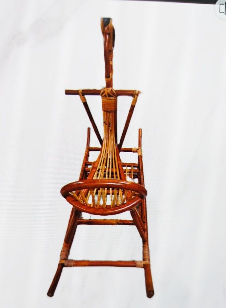 Vintage Ratten Horse Rocking Chair, Furniture & Home Living, Furniture ...