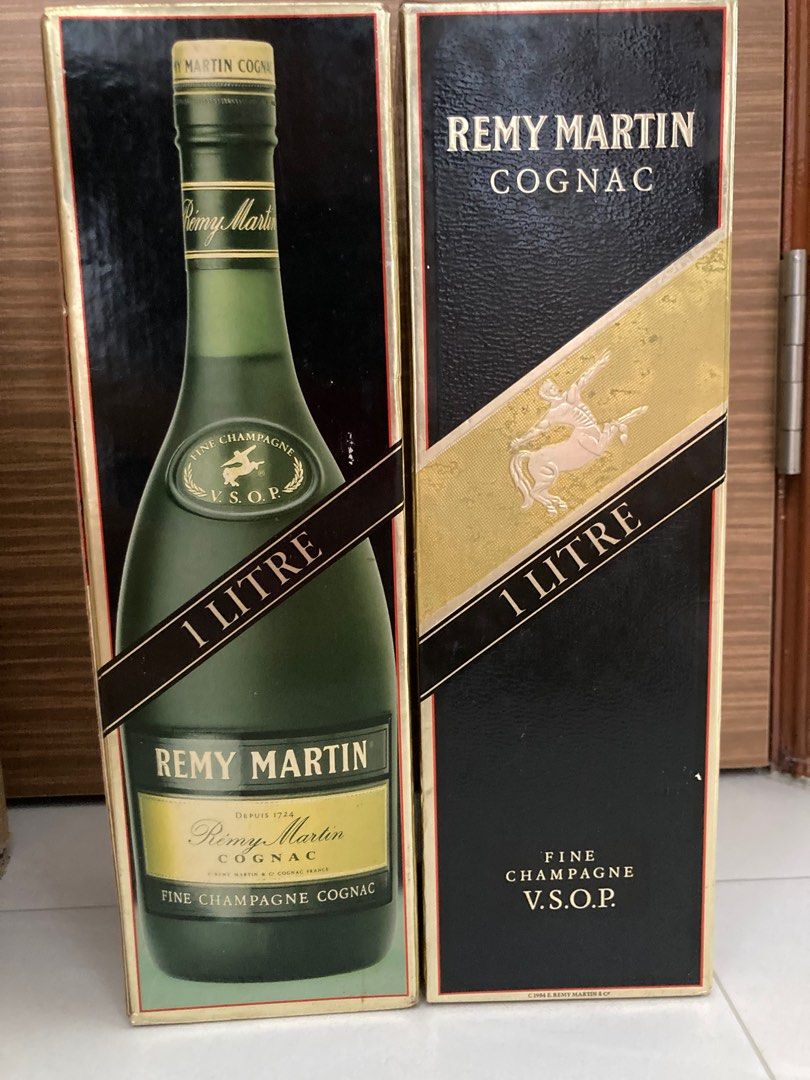 Vintage Remy Martin VSOP Fine Champagne Cognac, Food & Drinks, Alcoholic Beverages on Carousell