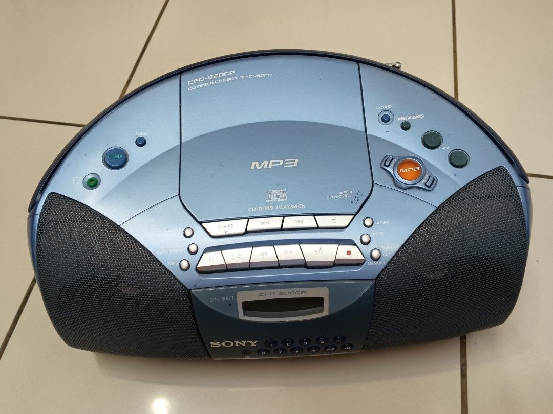 Vintage Retro Sony CFD-S20CP CD/MP3/Cassette/Radio Boombox, Audio ...