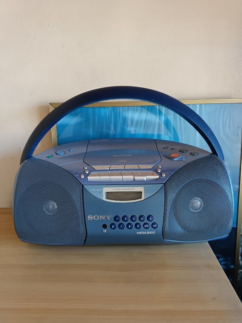 Vintage Retro Sony CFD-S20CP CD/MP3/Cassette/Radio Boombox, Audio ...