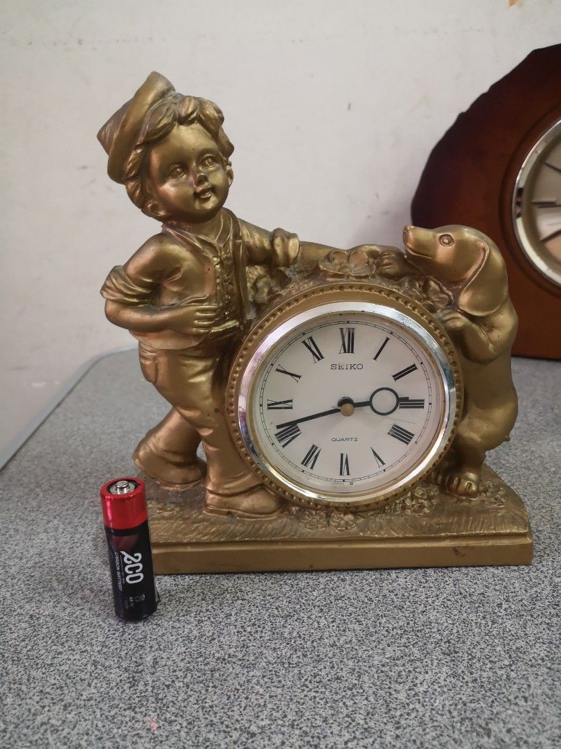 Vintage Seiko Table Clock, Furniture & Home Living, Home Decor, Clocks ...