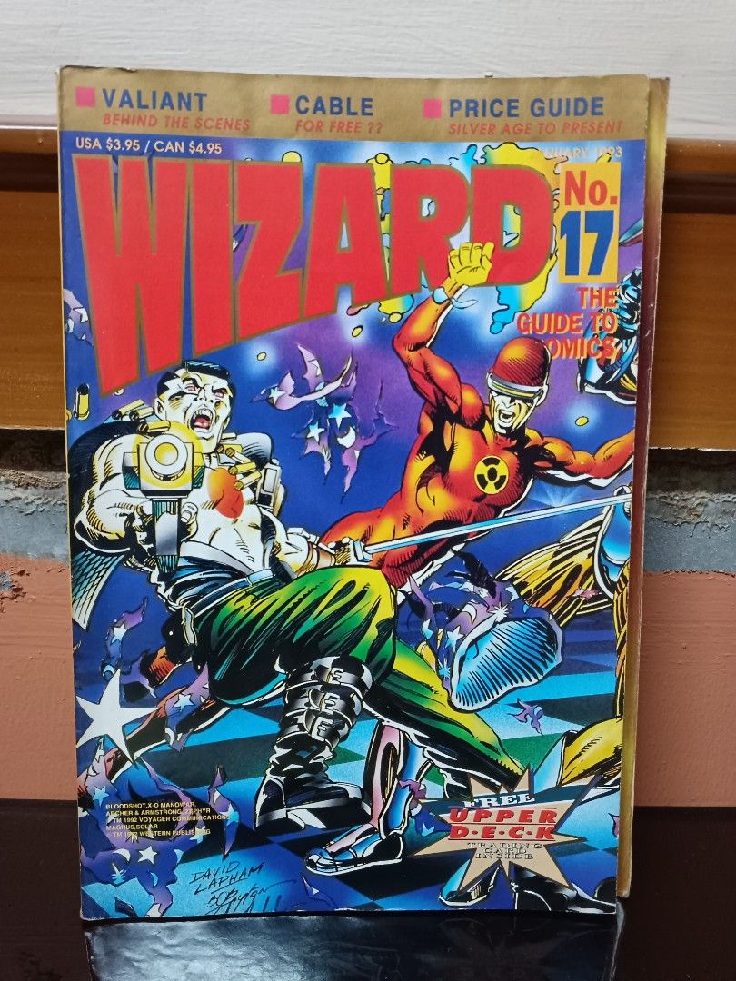 Vintage Wizard Comics Issue No.17 - VALIANT, CABLE, THE PRICE GUIDE TO ...