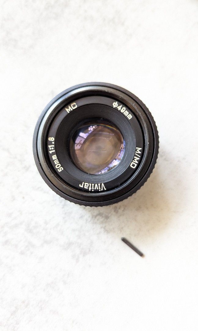 Vivitar 50mm f1.8 for MD mount, Photography, Lens & Kits on Carousell