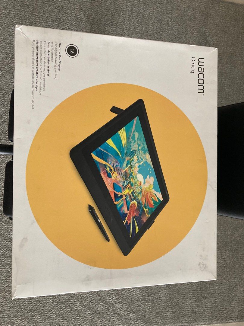 Wacom cintiq 16 drawing tablet monitor - like new, Mobile Phones ...