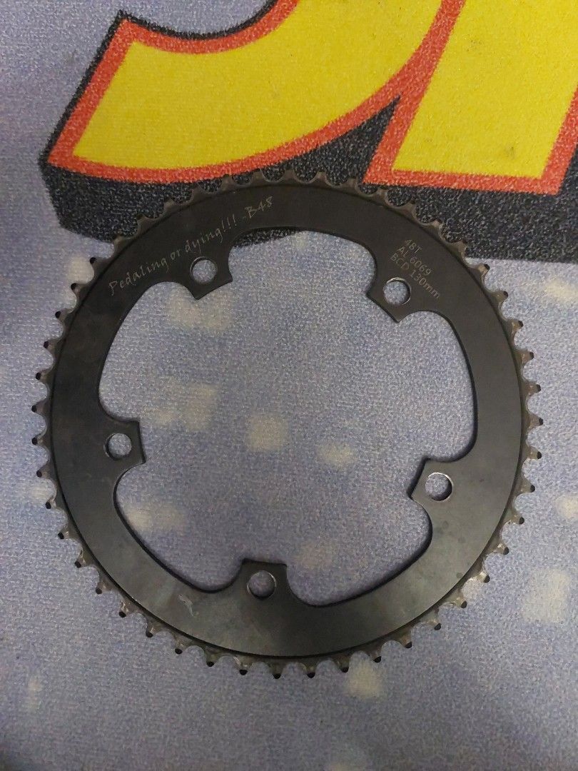 Weapon chainring 48t, Sports Equipment, Bicycles & Parts, Parts ...