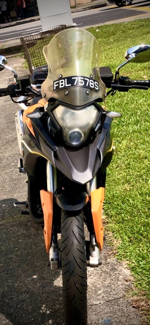 Western European German style Adventure Zongshen RX3 Class 2A Motorcycle !!! COE till: 12/3/2027 ...