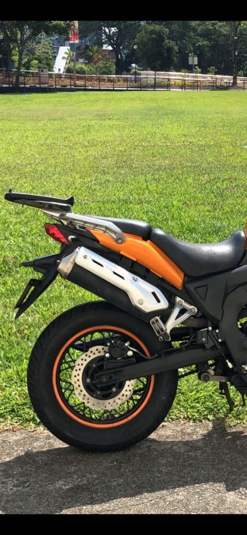 Western European German style Adventure Zongshen RX3 Class 2A Motorcycle !!! COE till: 12/3/2027 ...