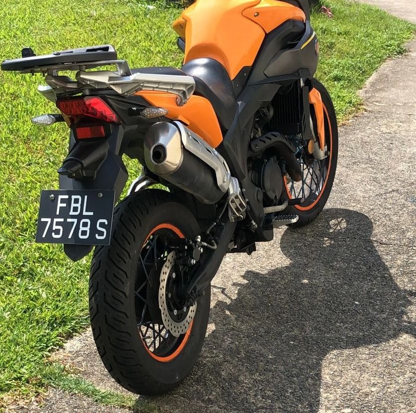 Western European German style Adventure Zongshen RX3 Class 2A Motorcycle !!! COE till: 12/3/2027 ...