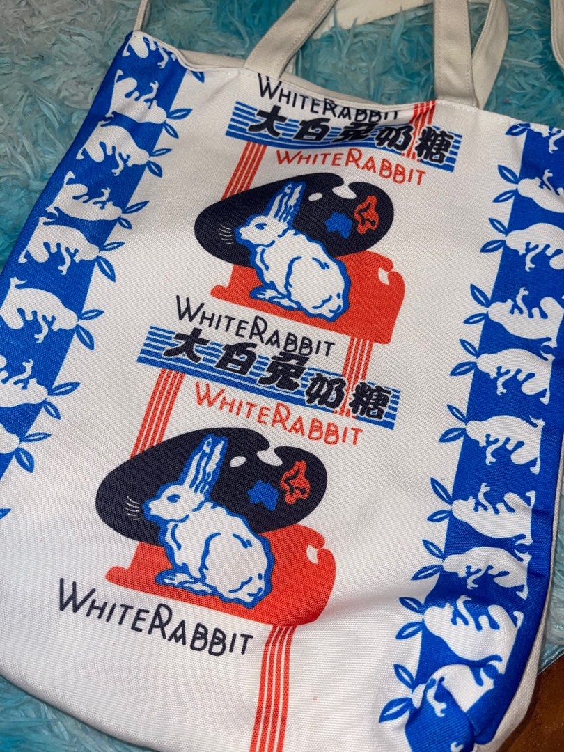 white rabbit tote bag/ sling bag, Women's Fashion, Bags & Wallets, Tote ...