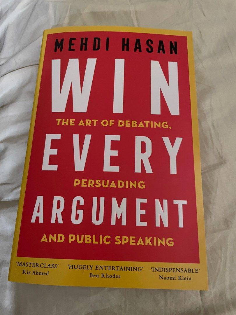 Win Every Argument by Mehdi Hasan, Hobbies & Toys, Books & Magazines ...