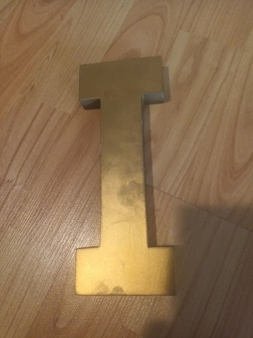 Wooden Letter I, Furniture & Home Living, Home Decor, Other Home Decor ...