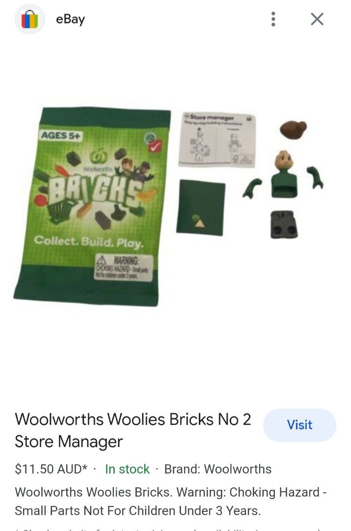 WOOLWORTHS BRICKS LEGO LIKE, Hobbies & Toys, Memorabilia & Collectibles ...