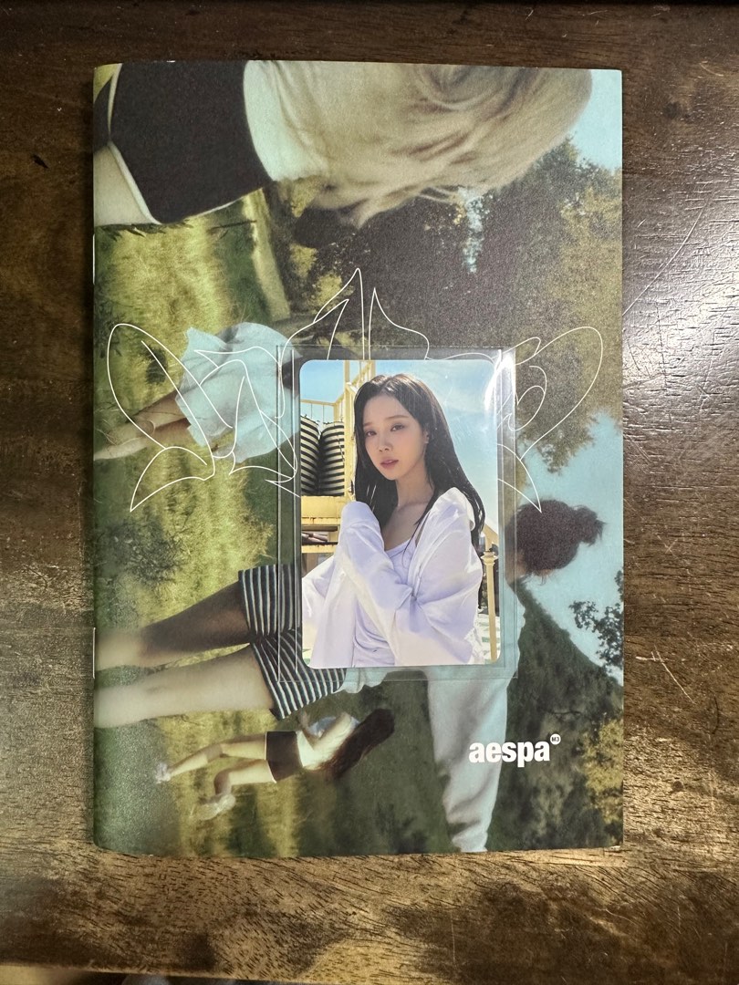 wts aespa welcome to my world zine album winter photocard, Hobbies ...