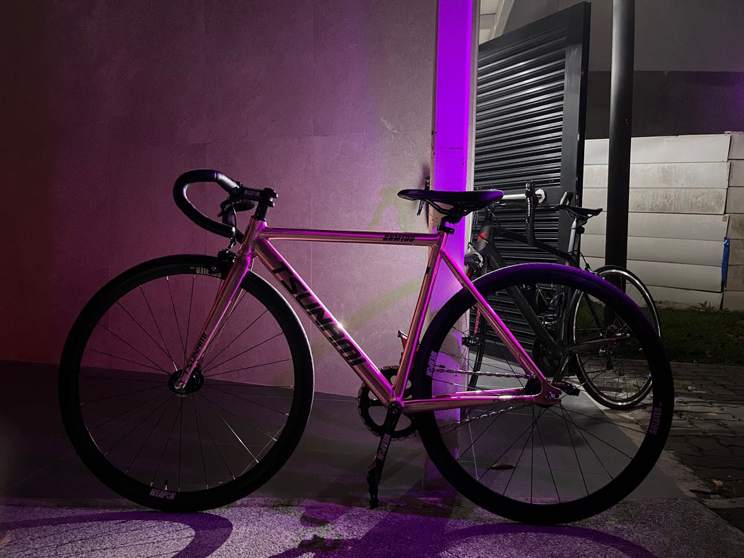 wtt / wts tsunami smn100 rose gold fixie, Sports Equipment, Bicycles ...