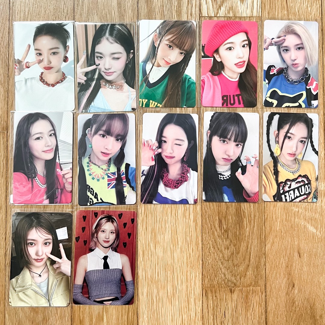 wtt wts ive photocard pc lucky draw fansign season greetings pob fs ld bandina jewel case jc ...