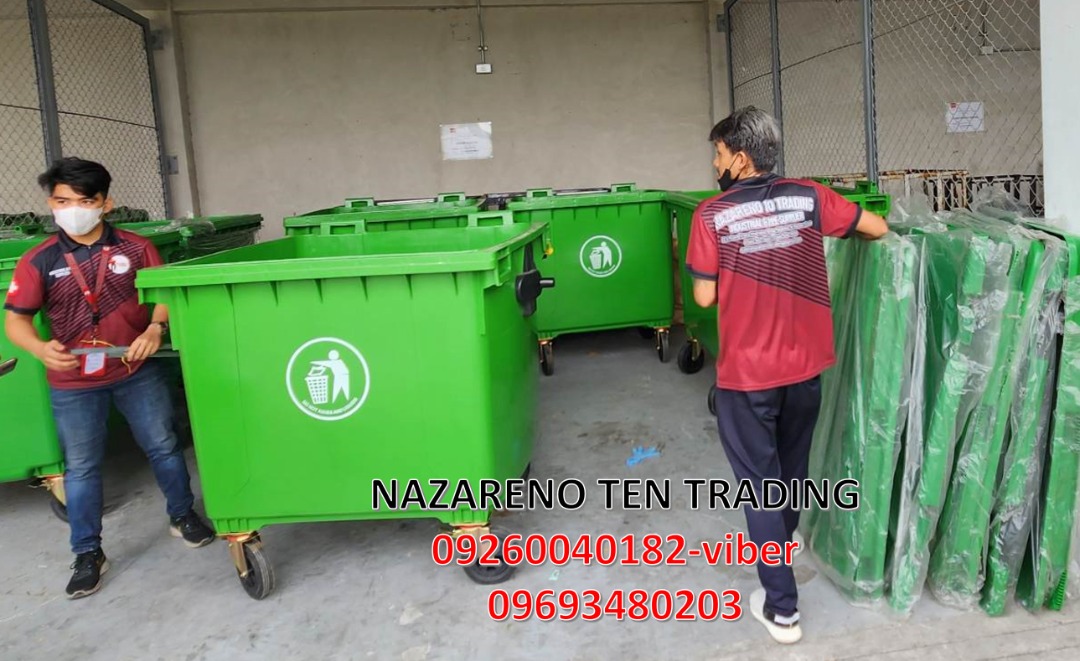 1100L basurahan MOBILE bin, Furniture & Home Living, Cleaning ...