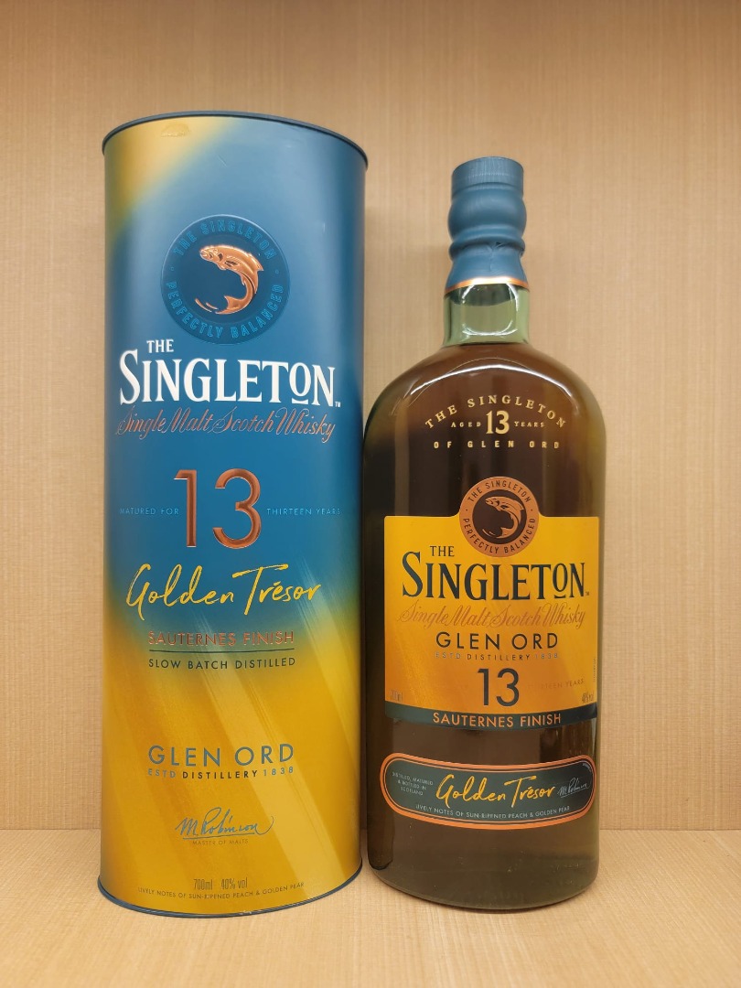 蘇格登醇金13年單一麥芽威士忌 SINGLETON GLEN ORD 13Y GOLDEN TRESOR SAUTERNES FINISH SLOW BATCH DISTILLED ...