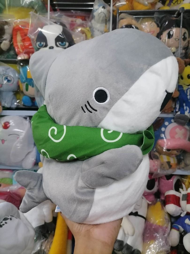 14-Inch Odekake Kozame Outing Baby Shark Manga Webtoon Anime Plush Toy ...