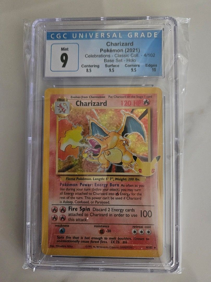 25th anniversary celebration Charizard, Hobbies & Toys, Toys & Games on ...
