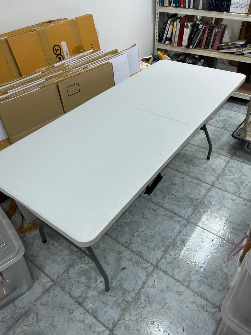 2 x foldable table, Furniture & Home Living, Furniture, Tables & Sets ...