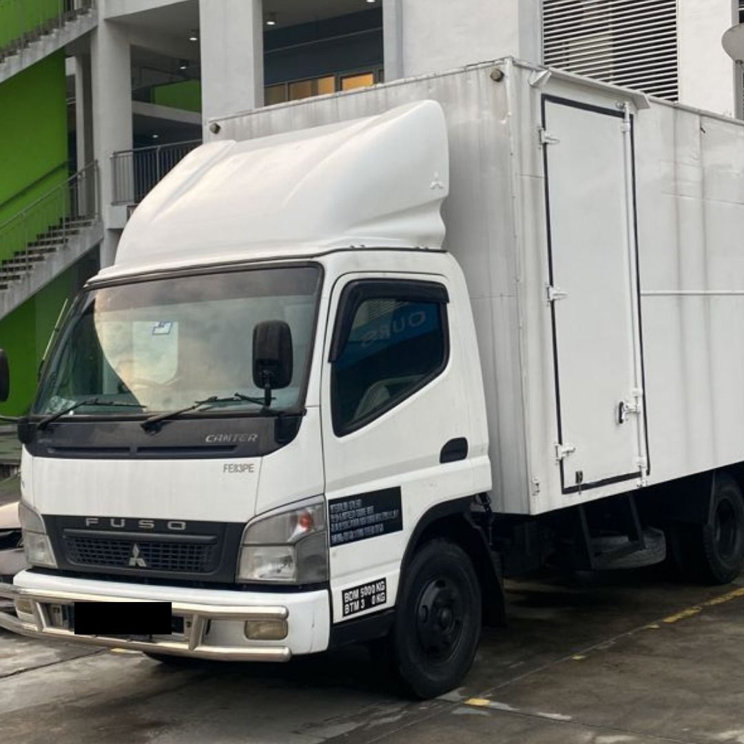 3-Ton Box Lorry with Tailgate Rental Service, Cars, Vehicle Rentals on Carousell