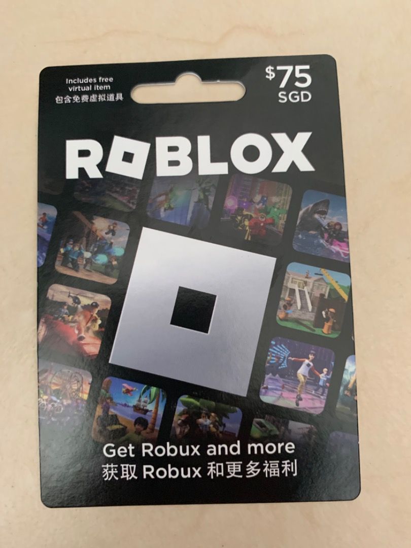 $75 Roblox gift card, Tickets & Vouchers, Store Credits on Carousell