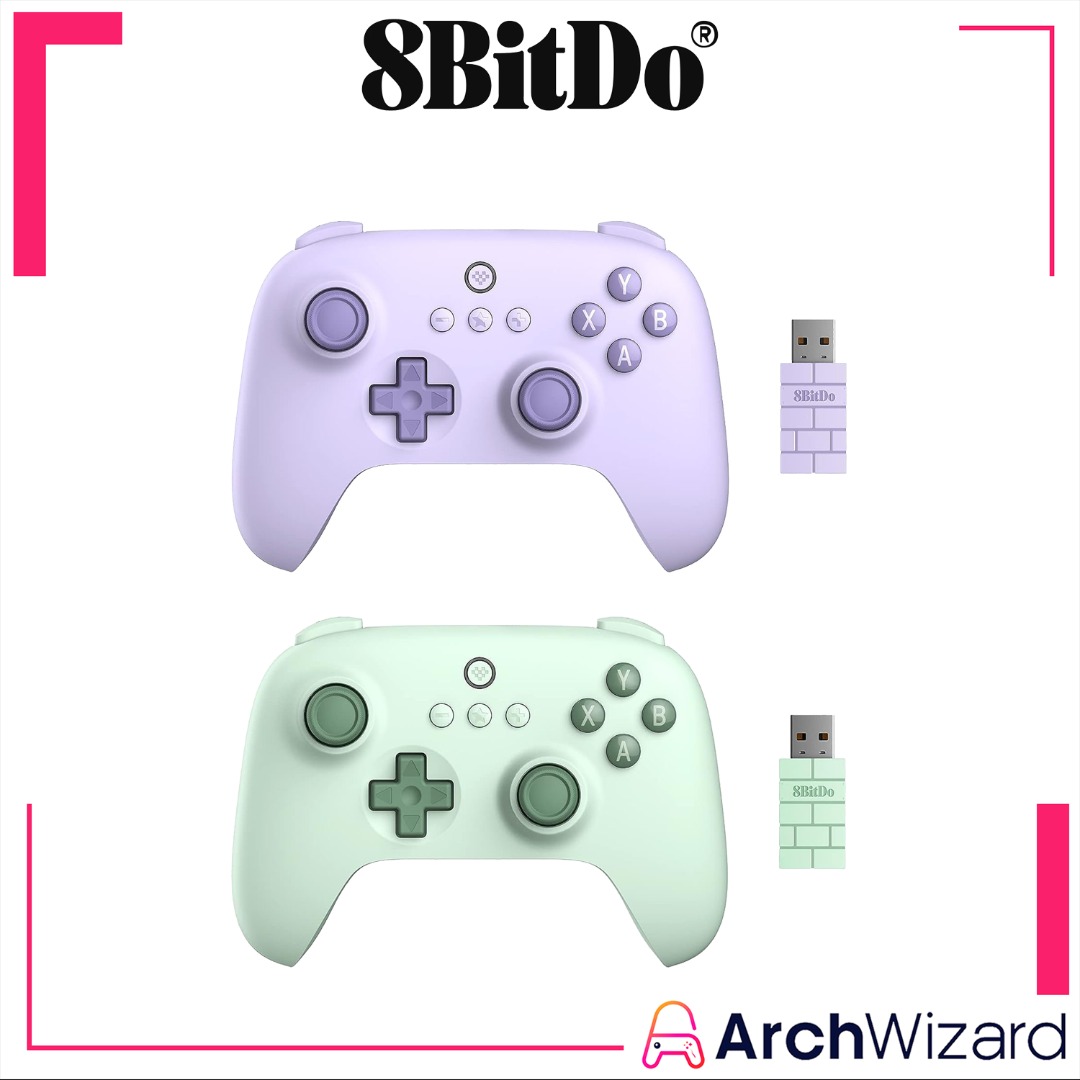8BITDO Ultimate C 2.4G Wireless Controller Green Purple for PC/Mobile ...