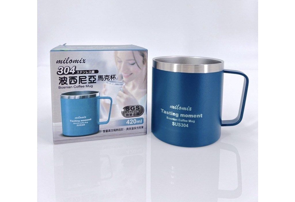 可換物 美樂美事 波西尼亞杯附蓋 304不鏽鋼馬克杯 420ml 不锈鋼杯 茶杯 馬克杯 不鏽鋼咖啡杯, 家具及居家用品, 廚具和餐具, 水杯、水壺在旋轉拍賣