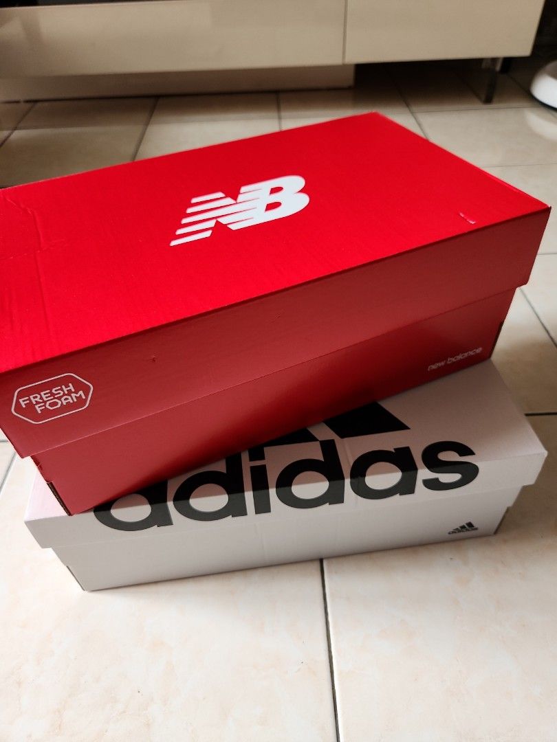 Adidas / New Balance Shoe Boxes, Furniture & Home Living, Home ...
