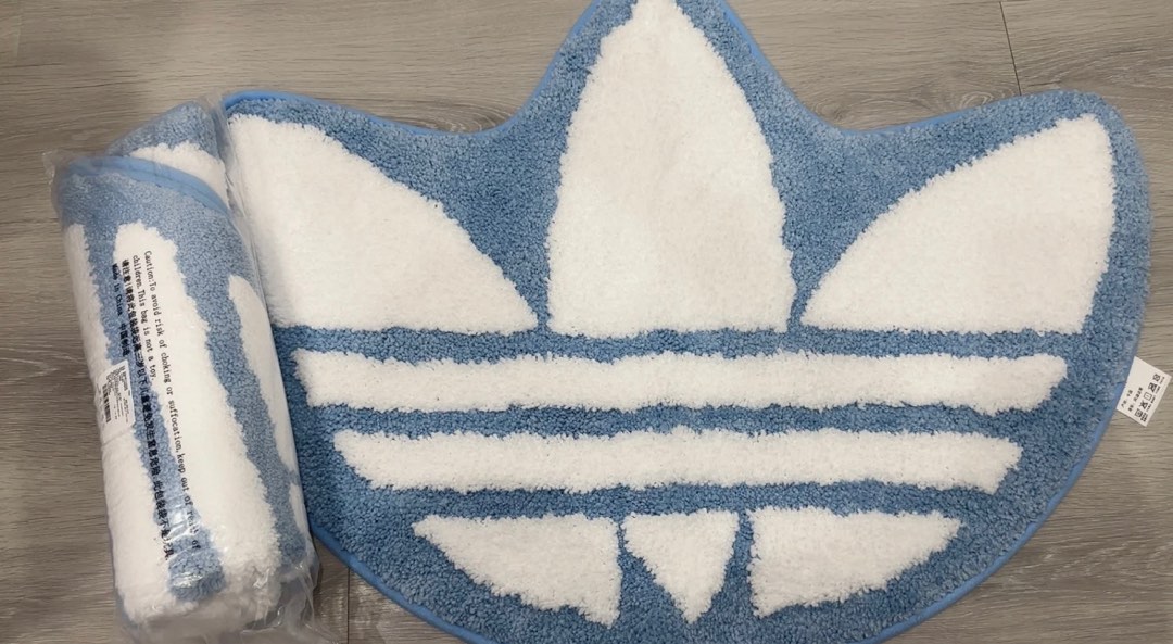 Adidas Trefoil Rug/ Carpet, Furniture & Home Living, Home Decor ...