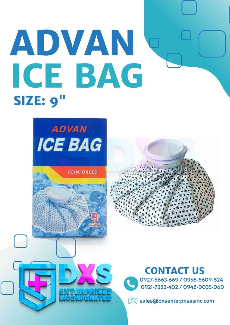 ADVAN ICE WATER BAG SIZE 6" AND 9" on Carousell