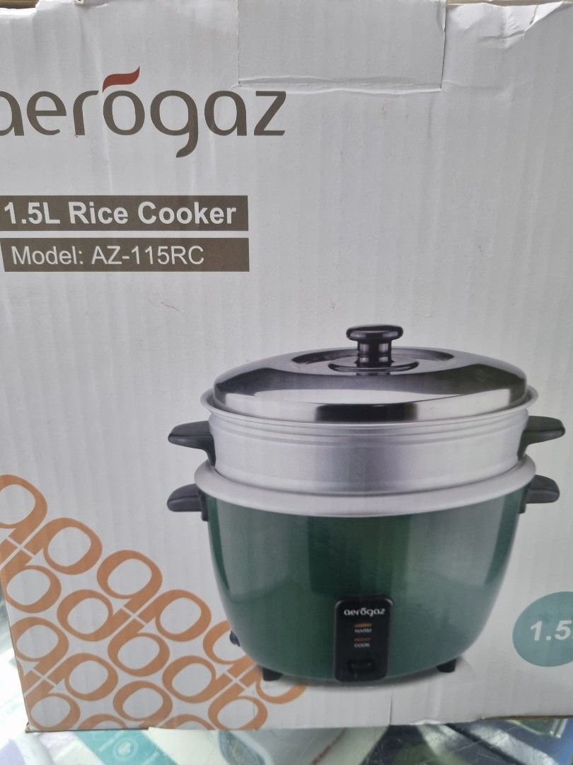 AEROGAZ 1.5L RICE COOKER, TV & Home Appliances, Kitchen Appliances ...