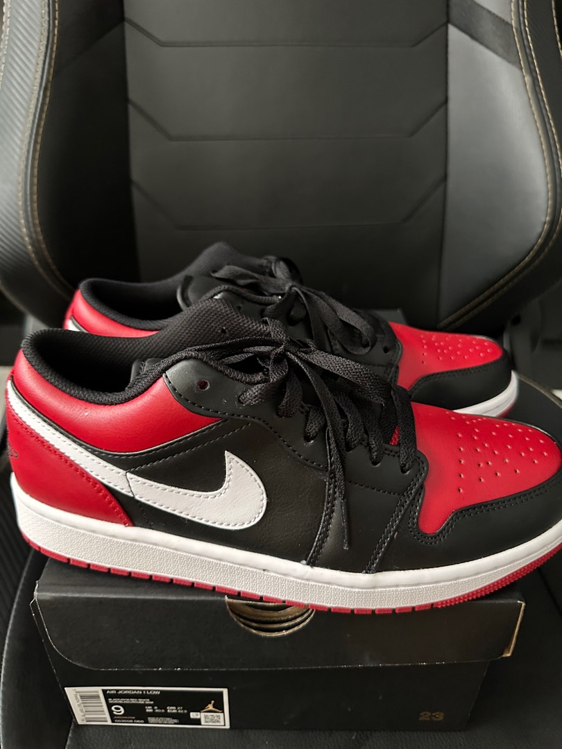 Air Jordan Alternate Low Bred Toe, Men's Fashion, Footwear, Sneakers on ...