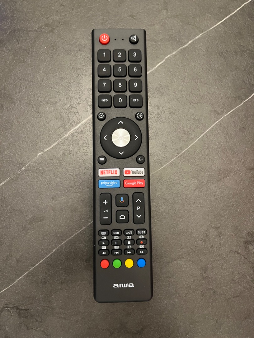 AIWA Google assistant remote control, TV & Home Appliances, TV ...