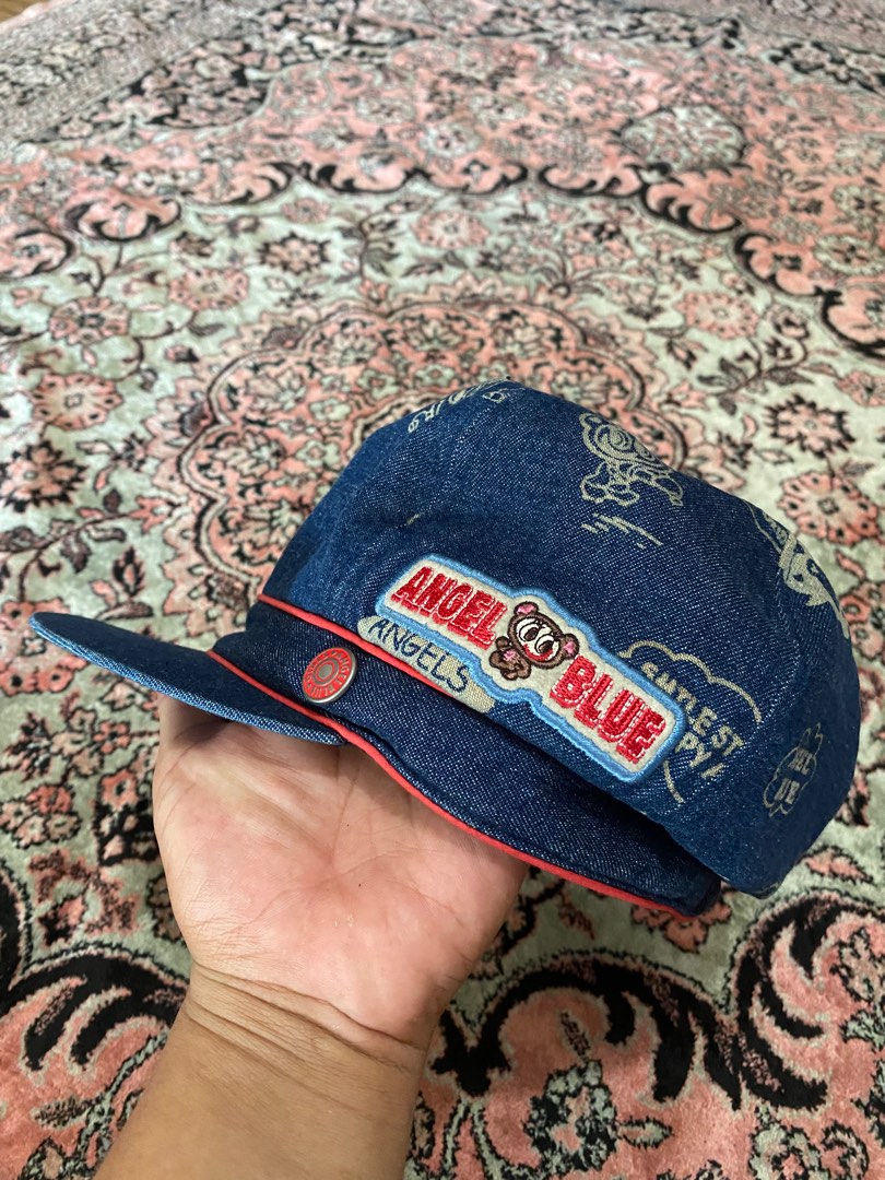 Angel Blue Cap Y2k Not hysteric glamour not xgirl, Fesyen Wanita ...