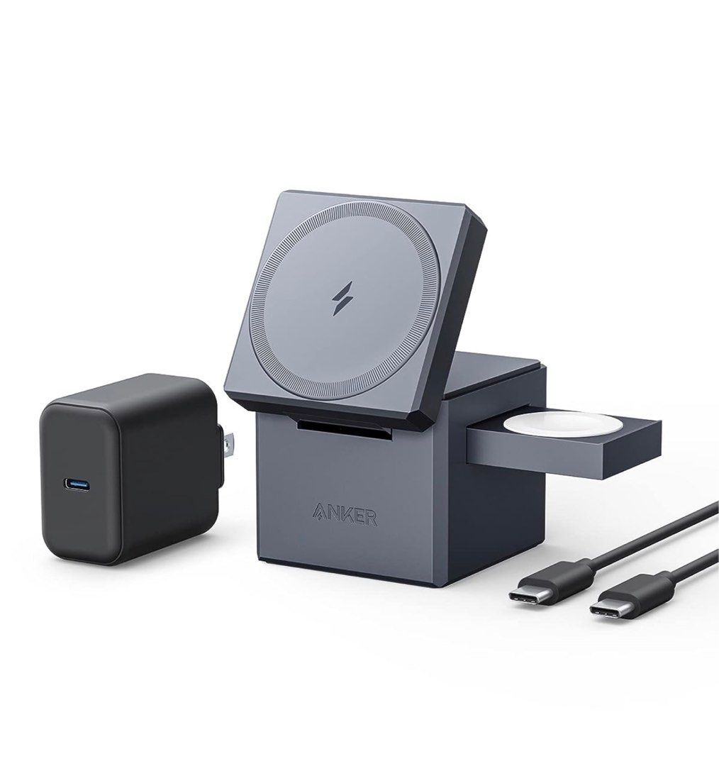 Anker 3-in-1 Cube with Magsafe, Computers & Tech, Parts & Accessories ...