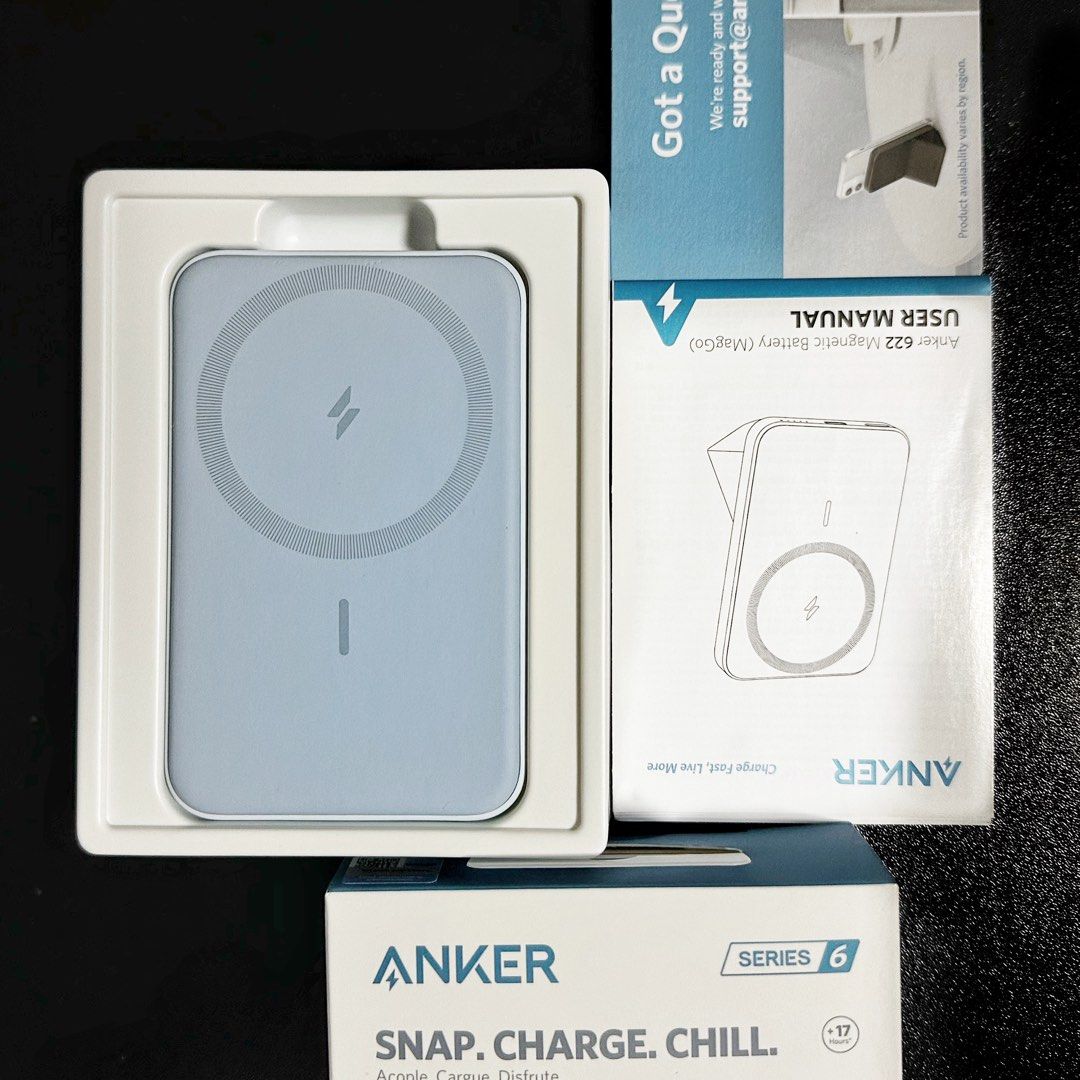 ANKER POWER BANK CHARGER 622 MAGNETIC MagGo - SNAP. CHARGE. CHILL ...