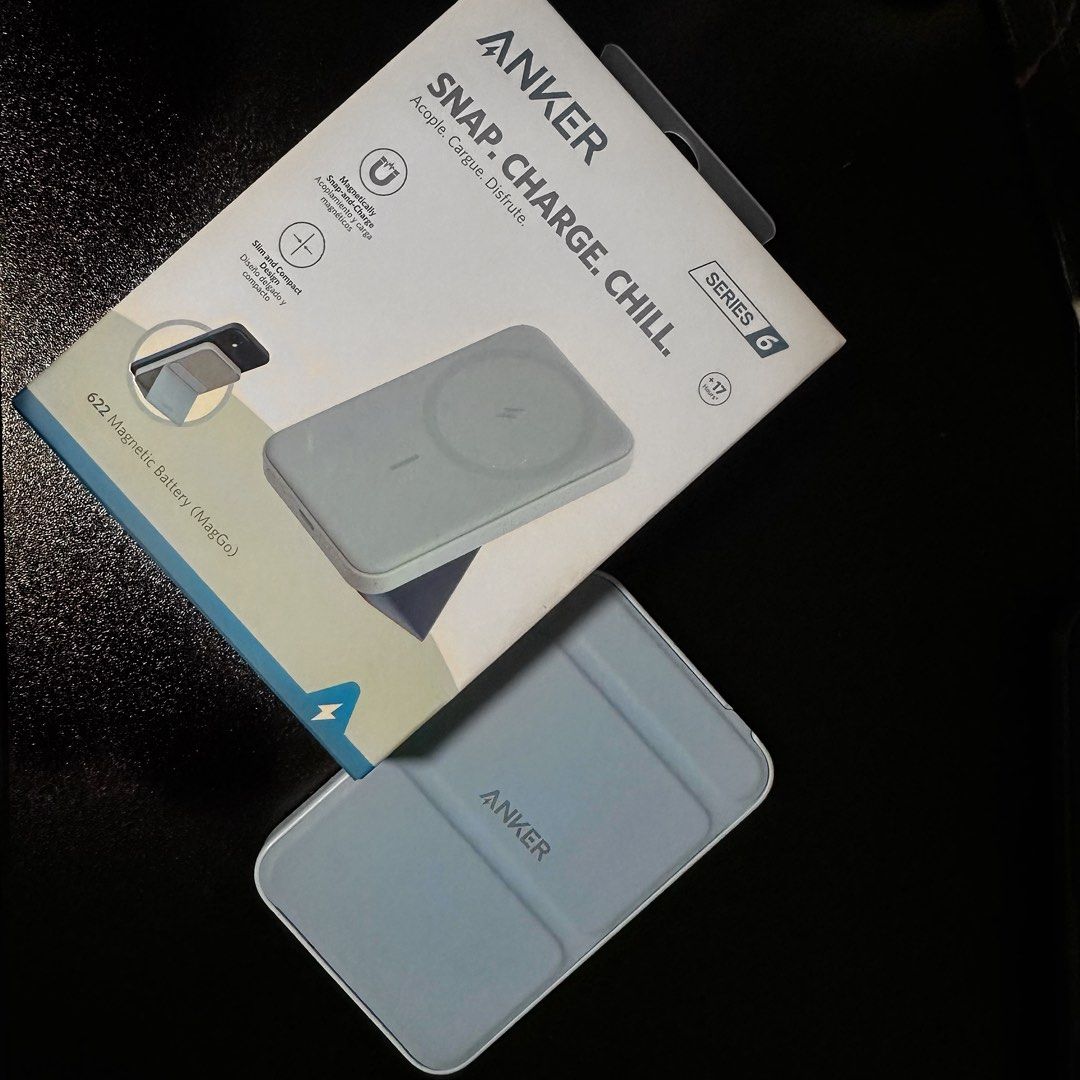 ANKER POWER BANK CHARGER 622 MAGNETIC MagGo - SNAP. CHARGE. CHILL ...