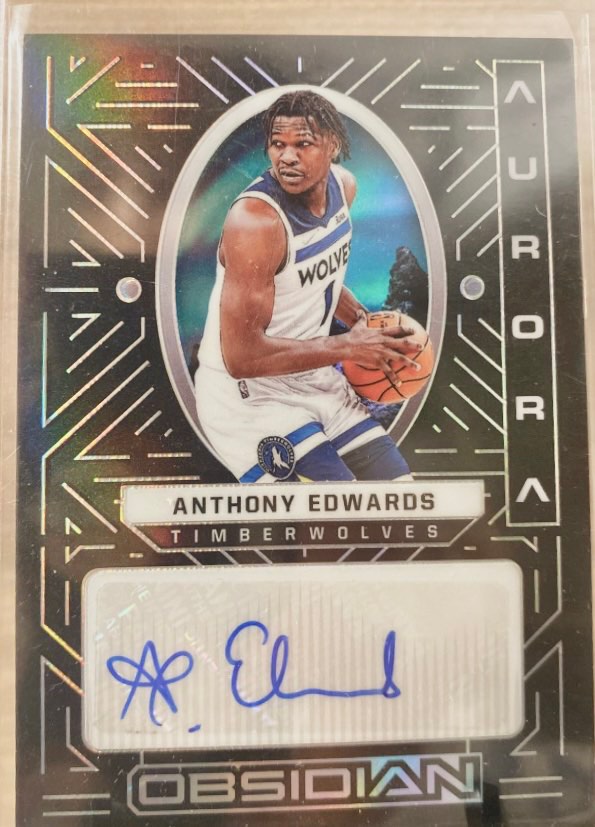 Anthony edwards obsidian aurora auto ant-man , Hobbies & Toys ...