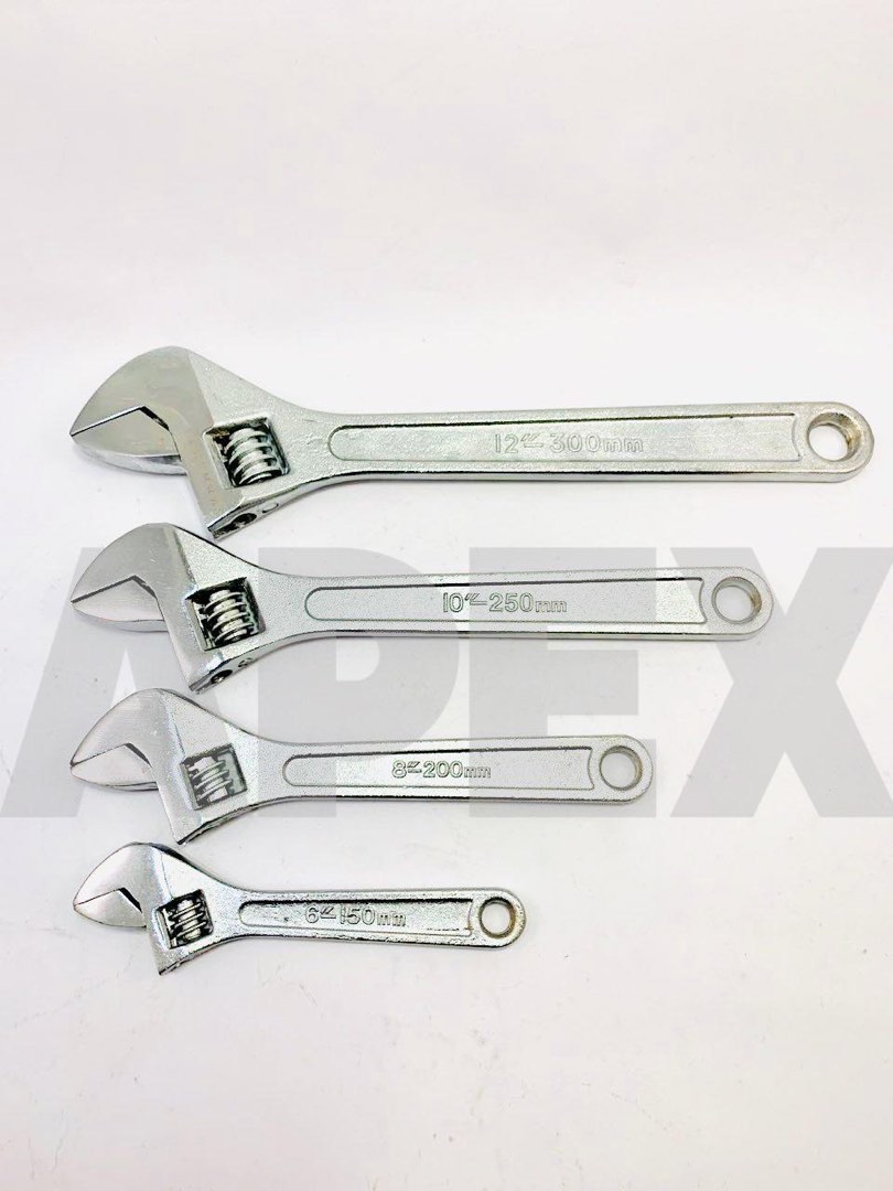 APEX Tools Heavy Duty Adjustable Wrench, Commercial & Industrial ...