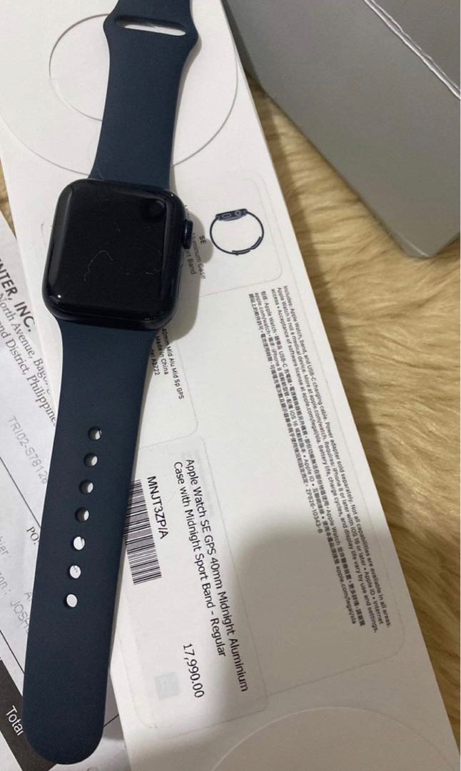 Apple Watch 2nd Gen SE Midnight Color 40mm on Carousell