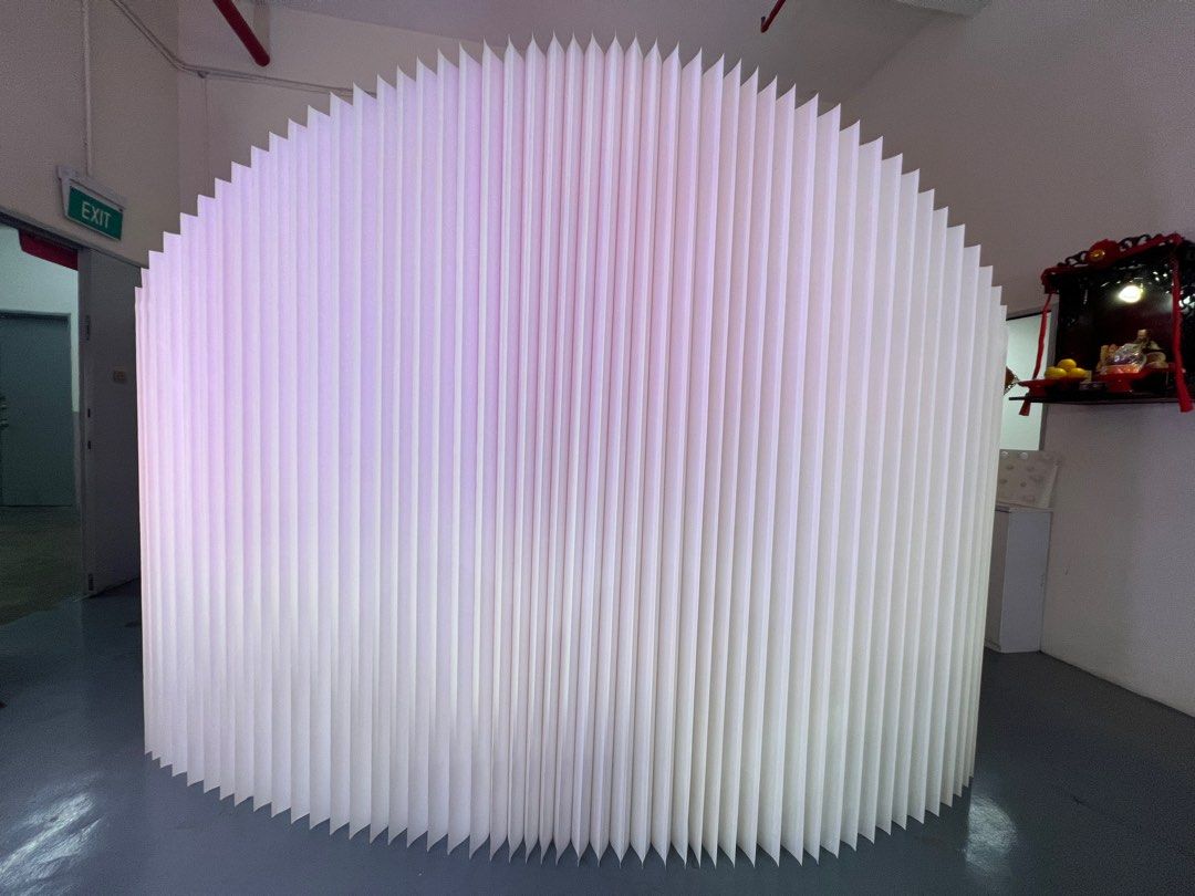 Arch pleated backdrop - 5m length, Hobbies & Toys, Stationery & Craft ...