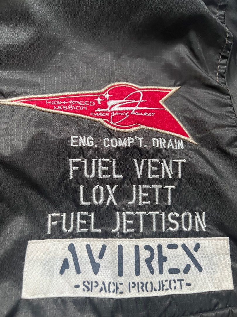 AVIREX Space Project USAF Bomber Military Jacket, Men's Fashion, Coats ...