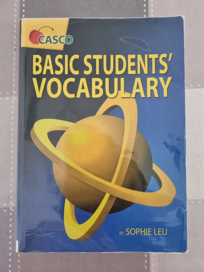 Basic Students Vocalbulary, Hobbies & Toys, Books & Magazines ...