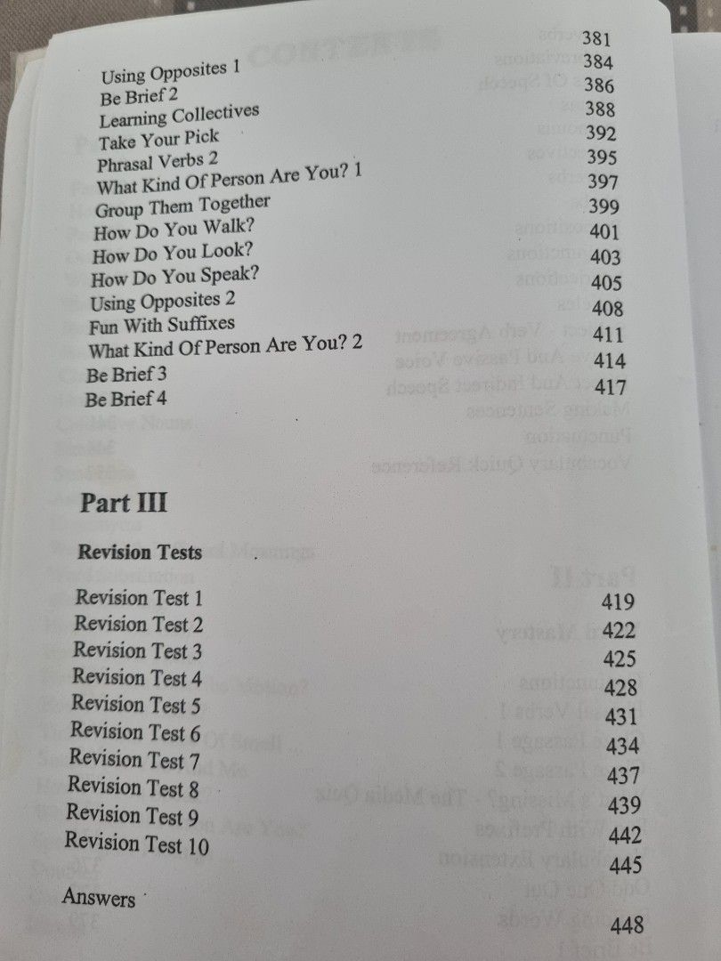Basic Students Vocalbulary, Hobbies & Toys, Books & Magazines ...