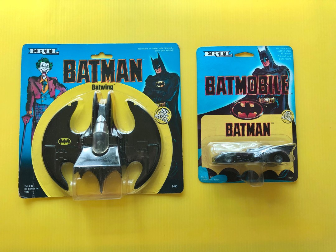 Batmobile & Bat Wing Die-cast, Hobbies & Toys, Toys & Games on Carousell