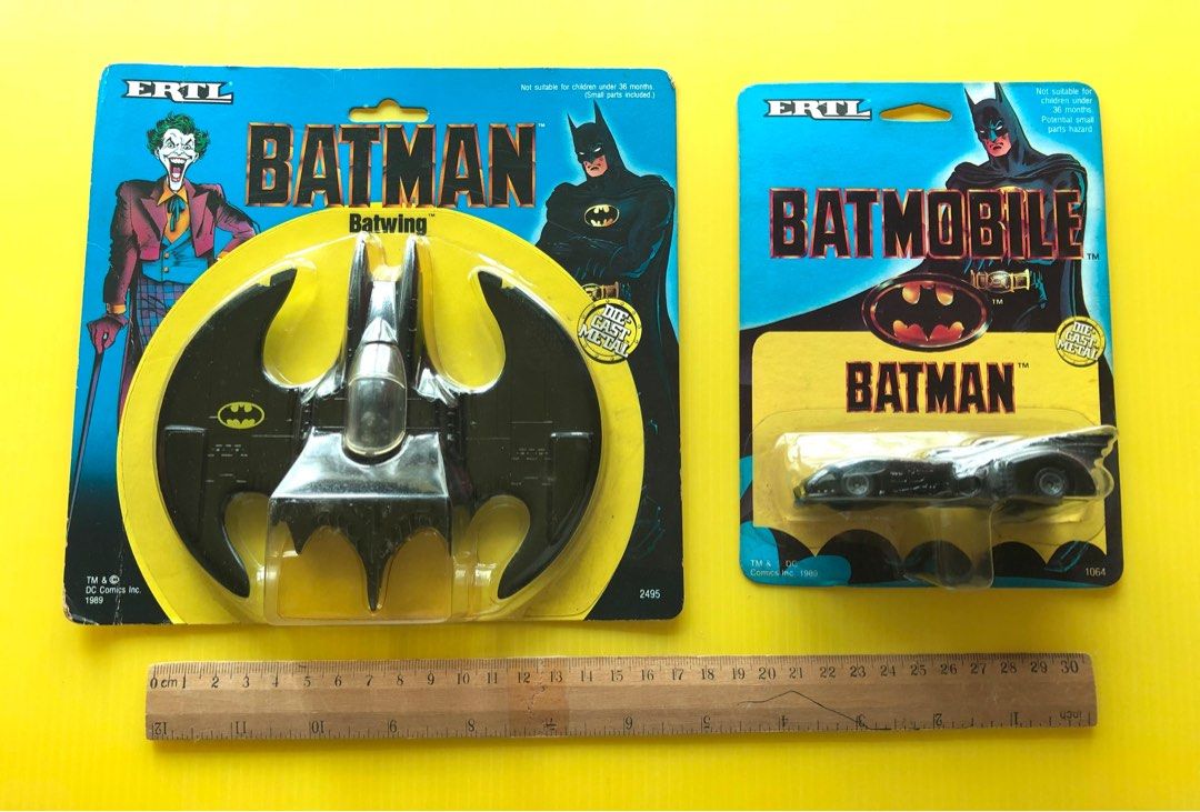 Batmobile & Bat Wing Die-cast, Hobbies & Toys, Toys & Games on Carousell