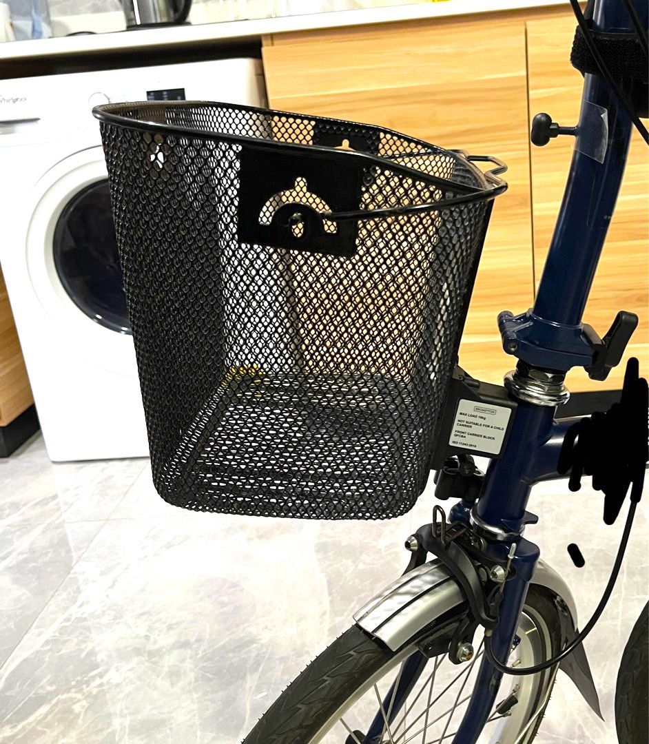 Bicycle basket for Brompton, Sports Equipment, Bicycles & Parts ...