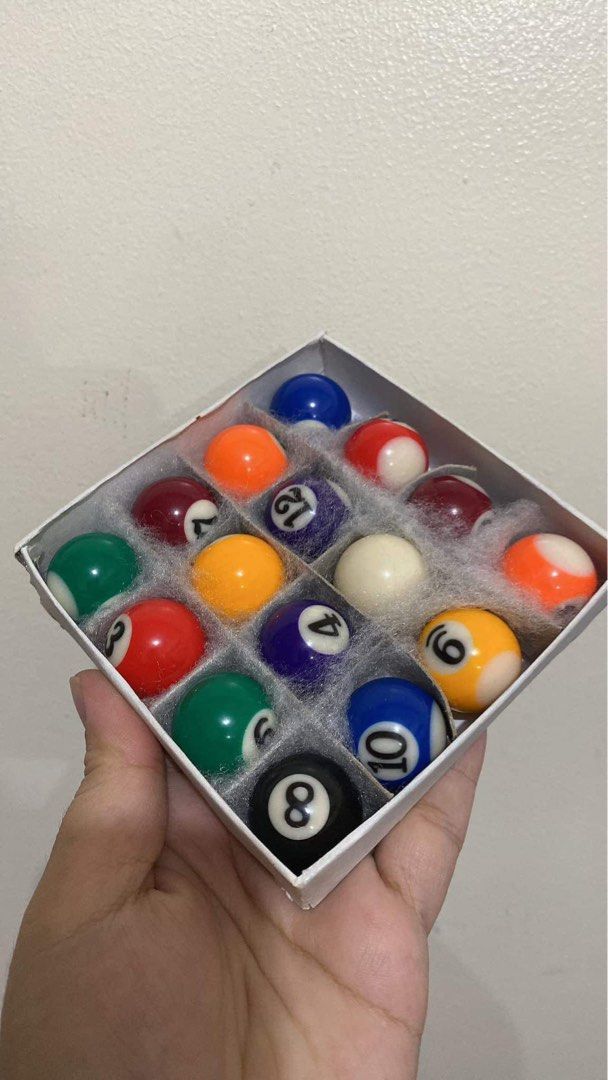 Billiards Ball and Table Display on Carousell